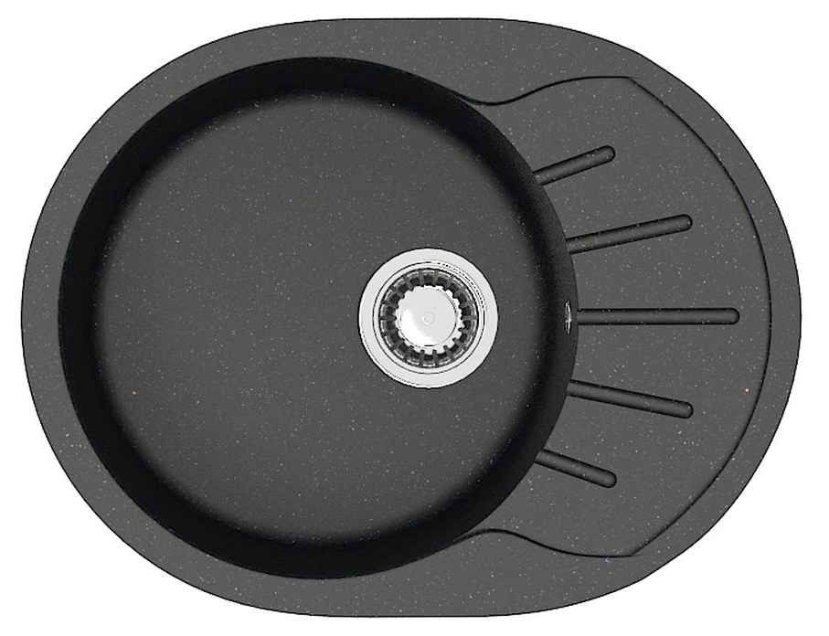 Кухонная мойка AZARIO Light 575х440х215) искусственный мрамор, цвет ...